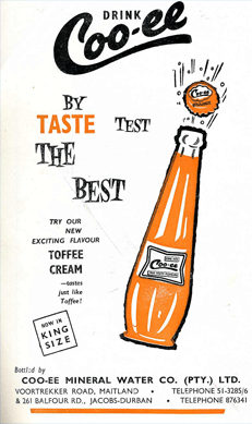 Coo-ee Soft Drinks